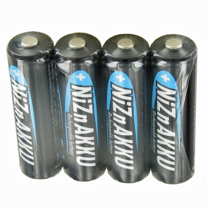 Ansmann Mignon LR06 Pile AA NiZn 1,6 Volt 2500mWh en lot de 4 | Greenweez