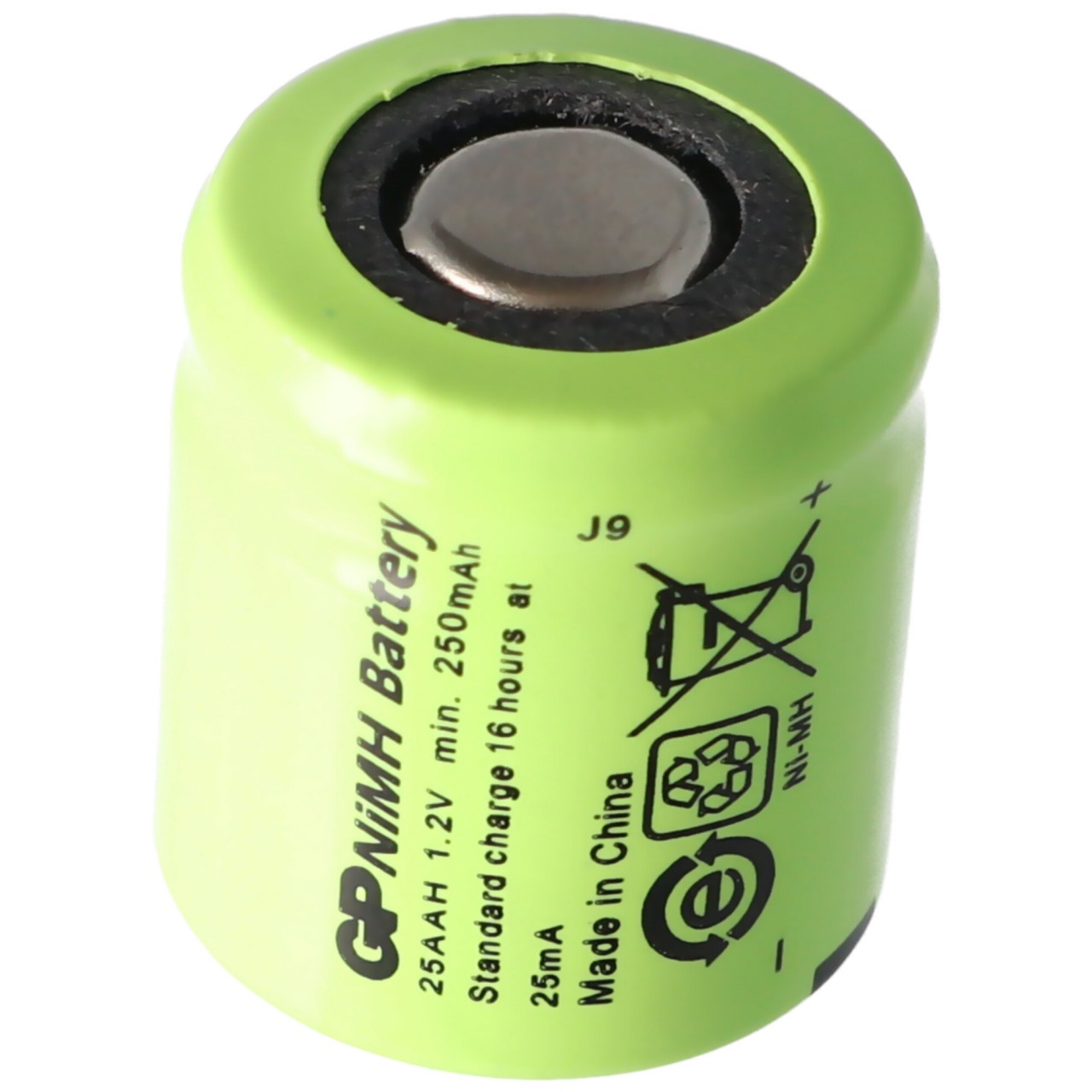 GP GP25AAH batterie rechargeable NiMH 1/3 AA Mignon sans | Greenweez