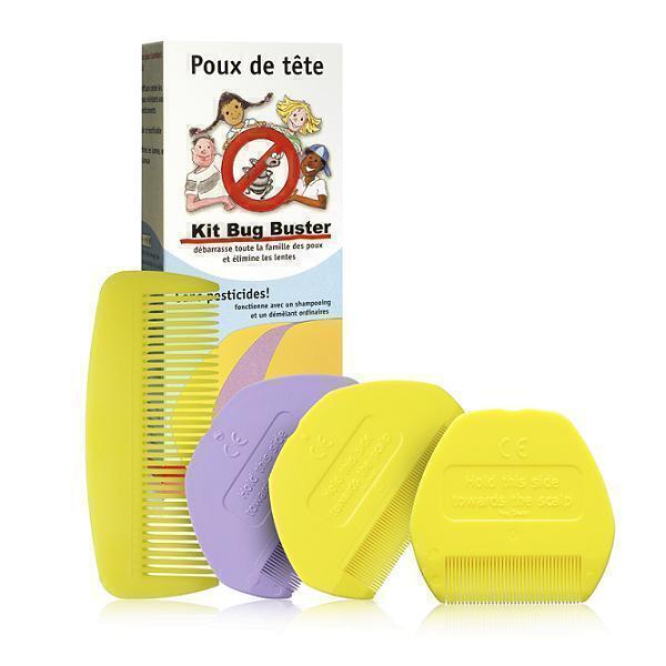Kit anti-poux Bug Buster® - 5 peignes | Greenweez