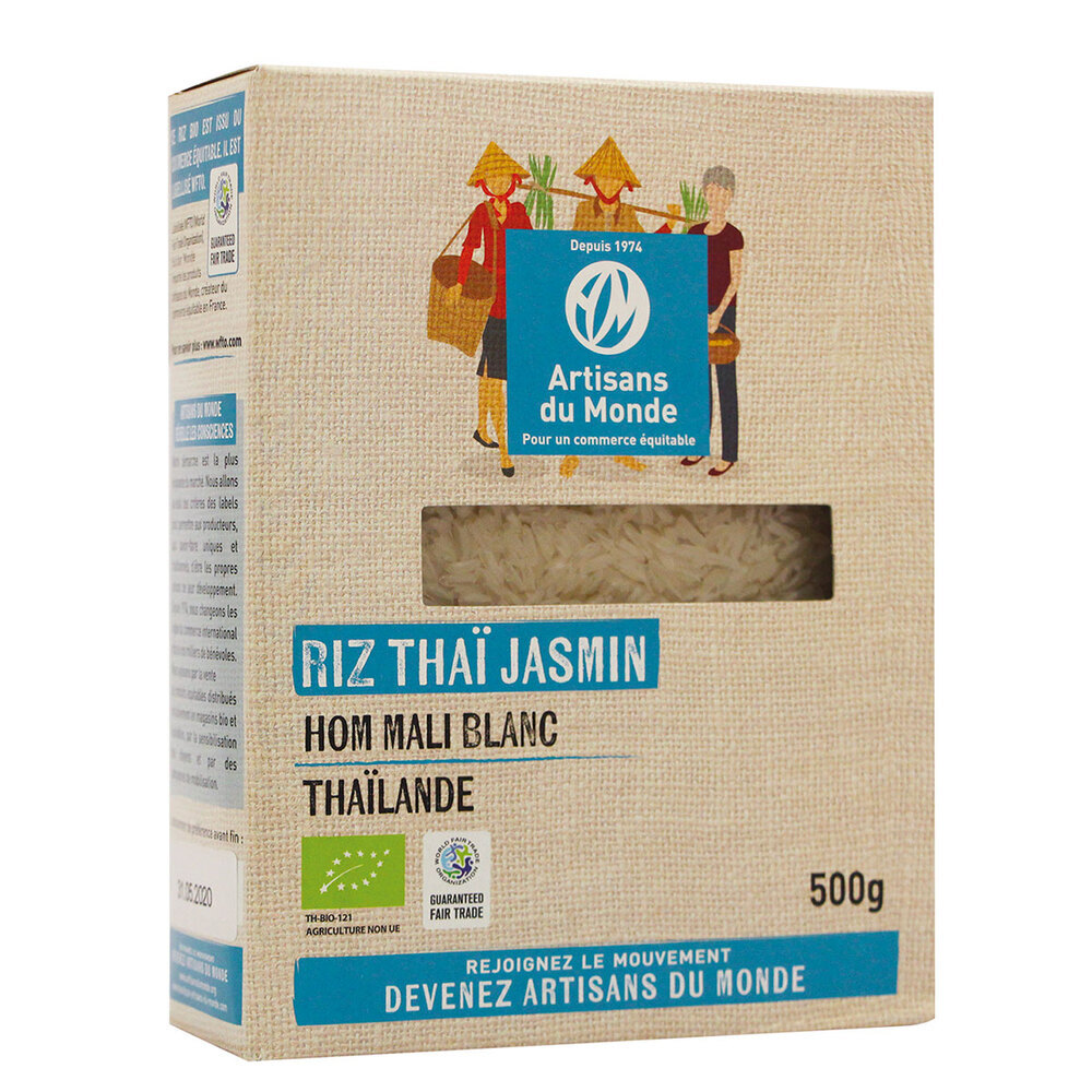 Riz thaï jasmin blanc équitable 500g | Greenweez