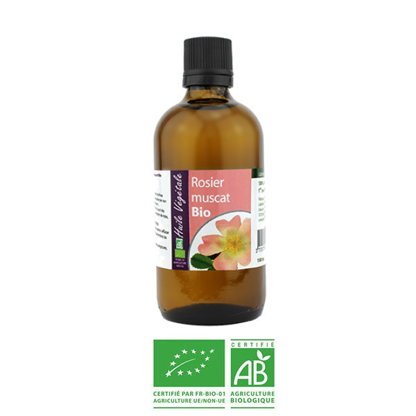 Huile Végétale de Rosier Muscat Bio - 100 ml | Greenweez