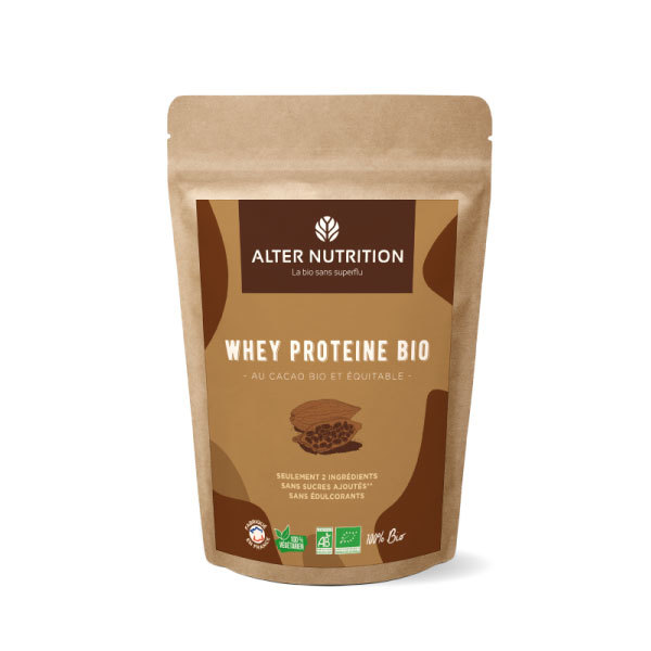 Whey Protéine Bio CACAO - 1Kg | Greenweez