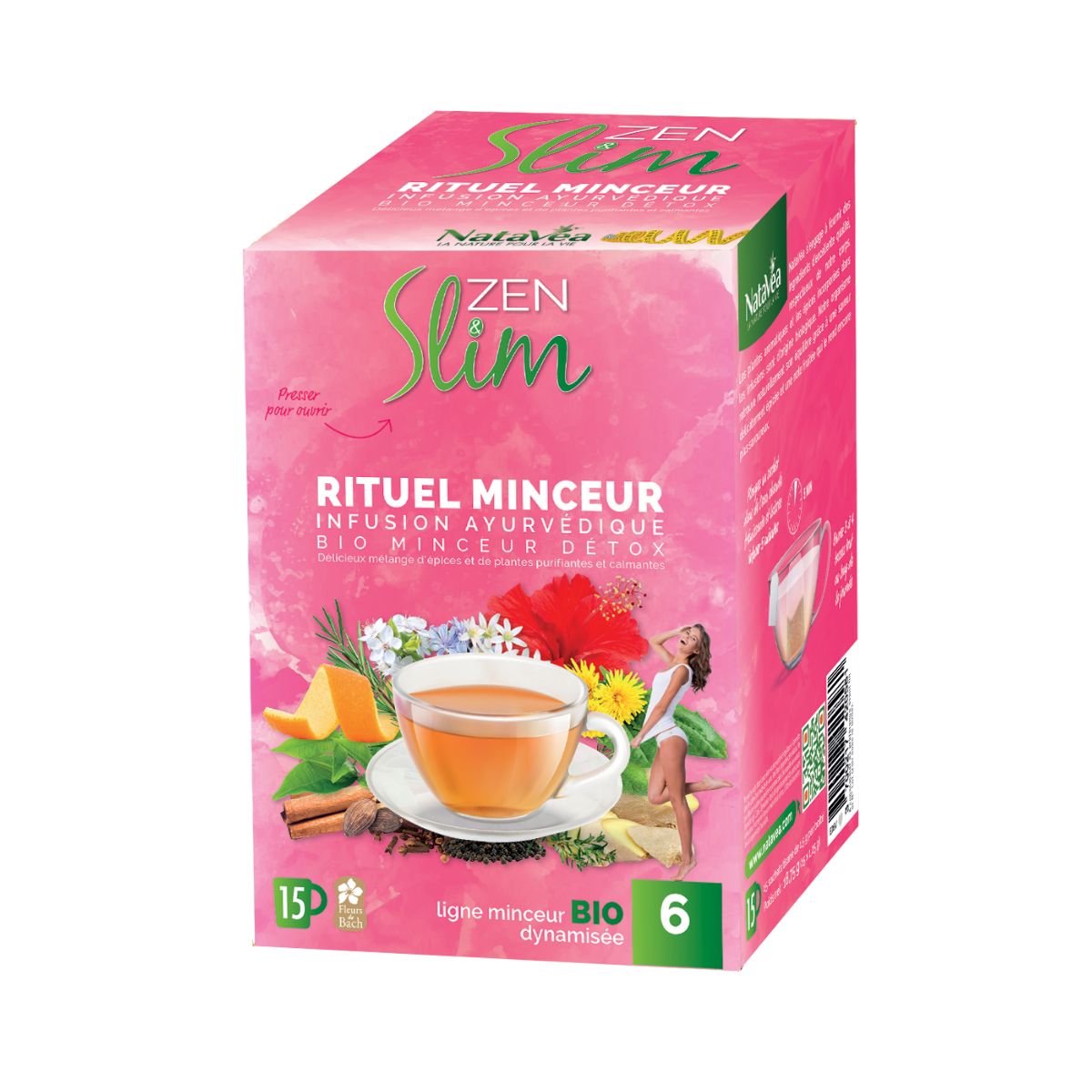 Zen & slim rituel minceur infusion bio x 15 | Greenweez