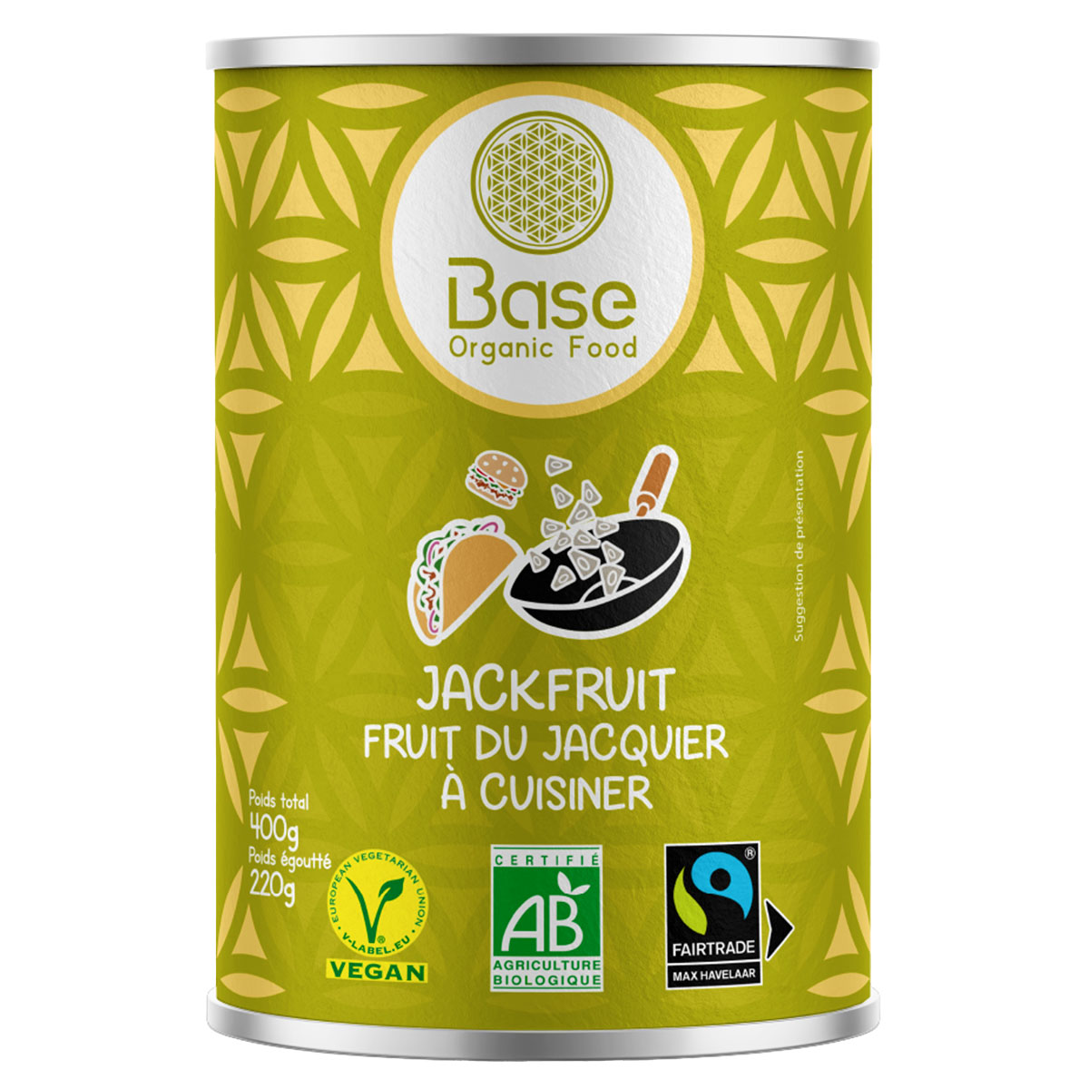 Fruit du jacquier en morceaux jackfruits bio 400g | Greenweez