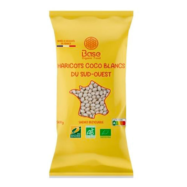 Haricots coco blancs du Sud-Ouest 500g | Greenweez