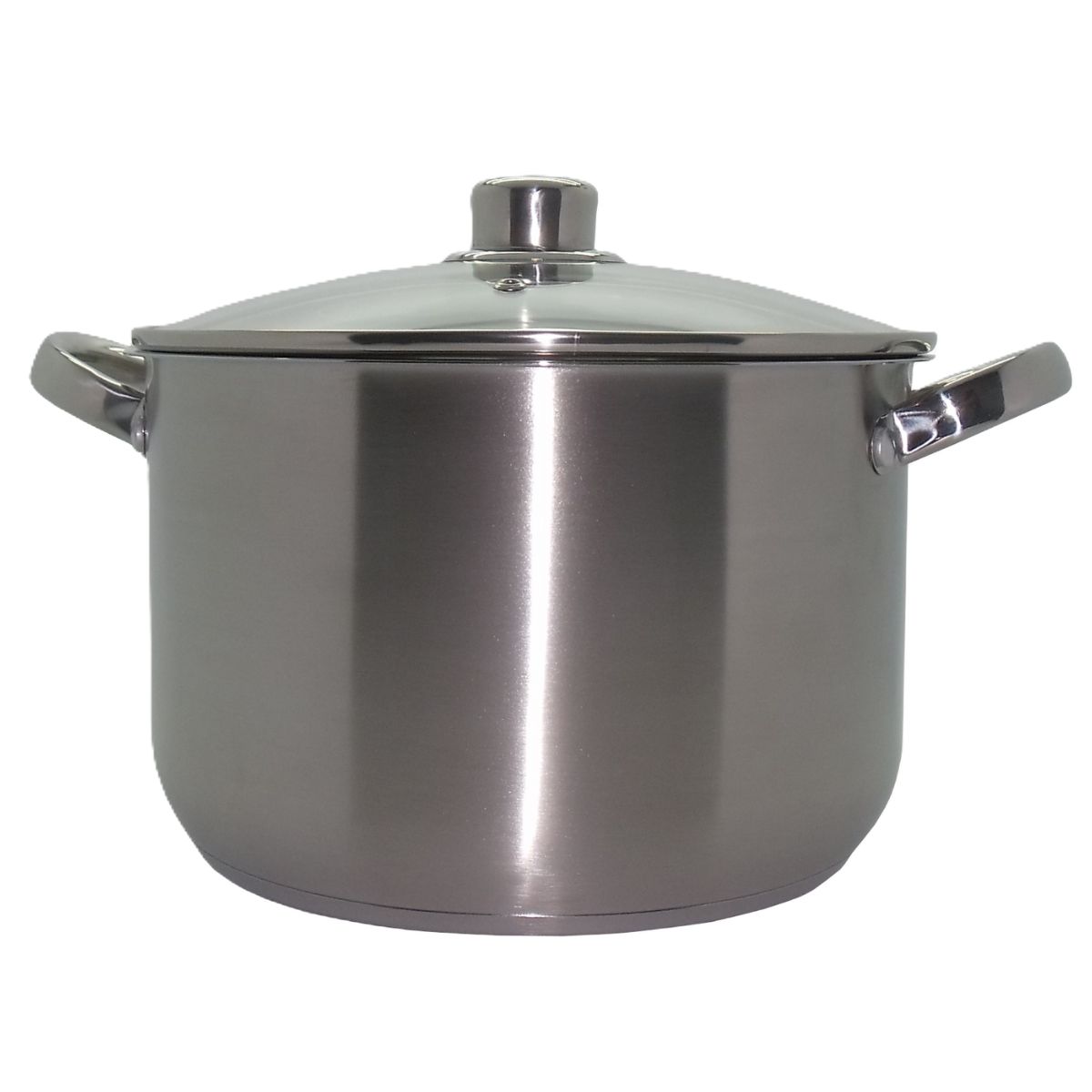 Marmite inox avec couvercle en verre 24cm | Greenweez