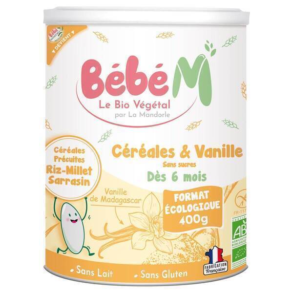 Céréales et vanille 400g - Dès 6 mois | Greenweez