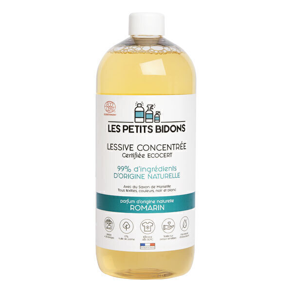 Lessive concentrée Romarin sans palme 1L | Greenweez