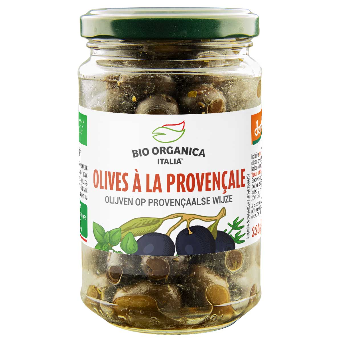 Olives noires à la provençale bio 220g | Greenweez