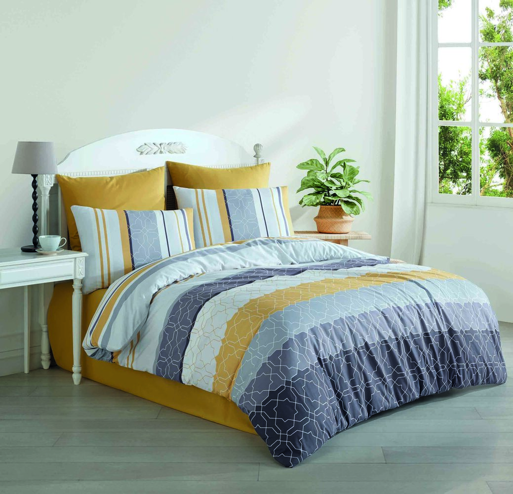 Parure housse de couette 240x220 cm et 2 taies d'oreiller | Greenweez