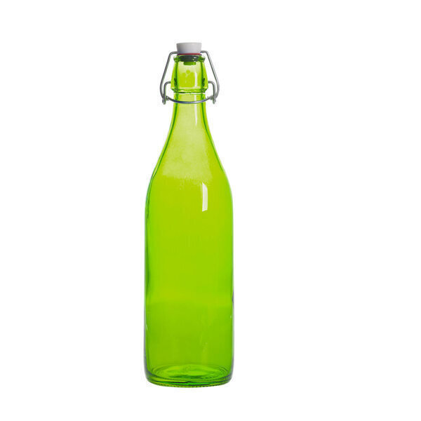 Bouteille à limonade avec son bouchon mécanique 1 l vert | Greenweez