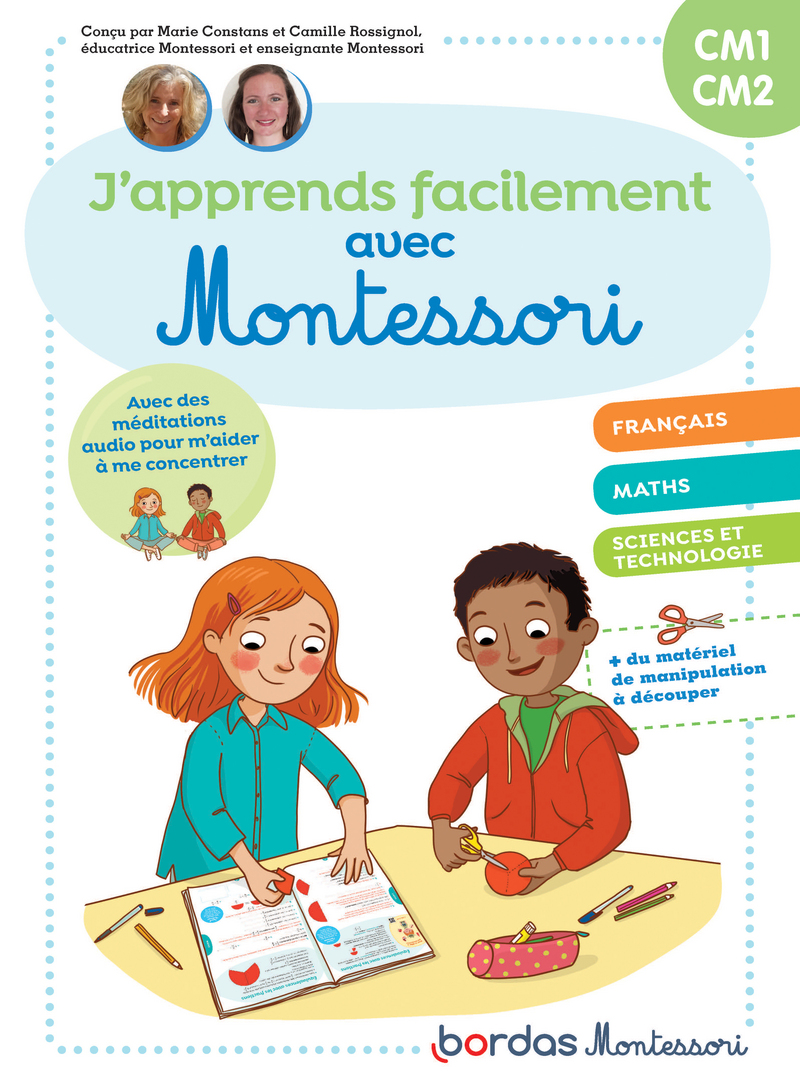 Livre J'apprends facilement avec Montessori CM1-CM2 | Greenweez