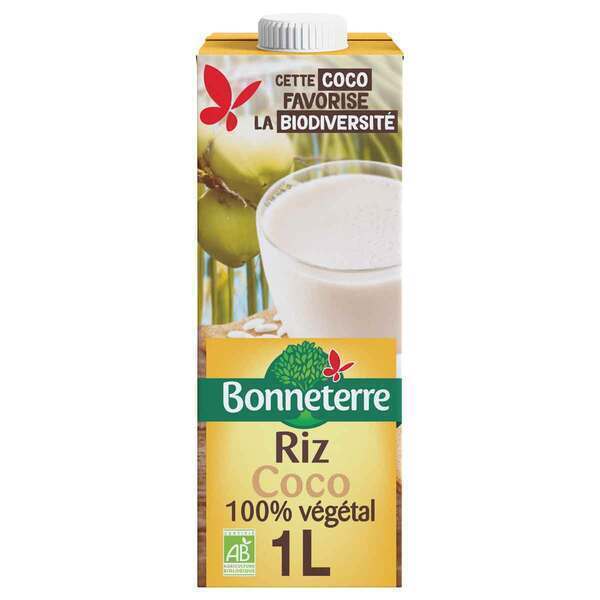 Boisson riz coco bio 1L | Greenweez