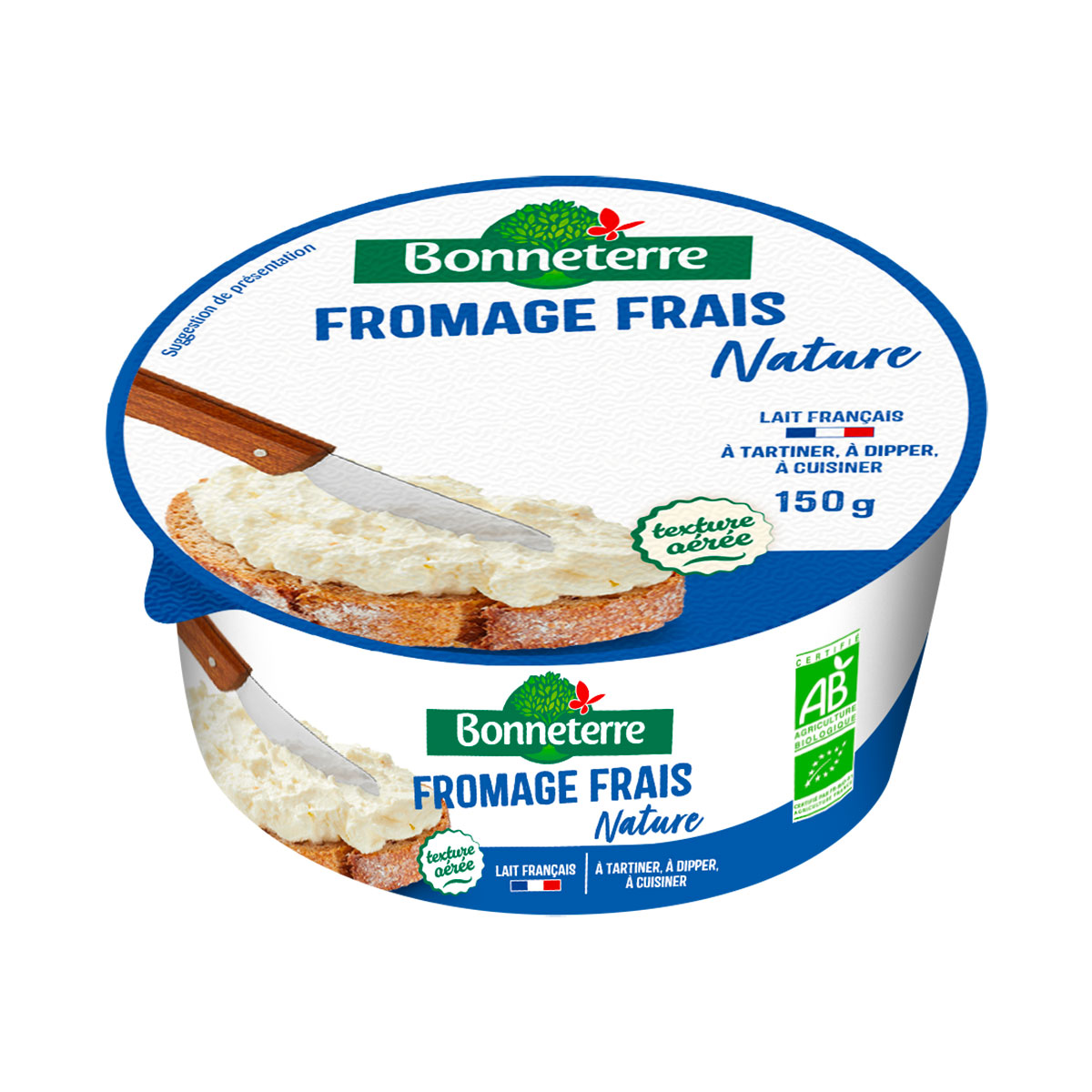 Fromage frais nature bio 150g | Greenweez