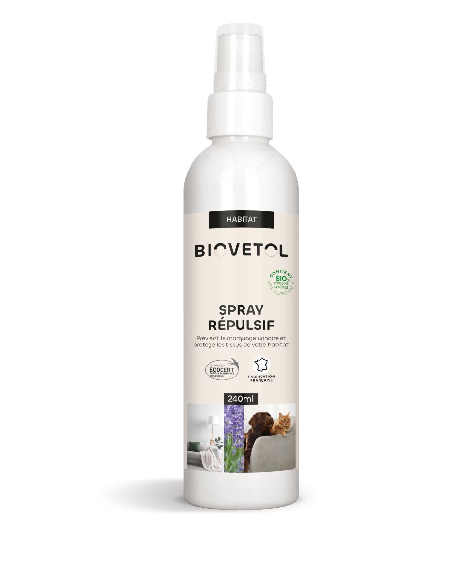 Spray répulsif Bio chien et chat 240ml | Greenweez