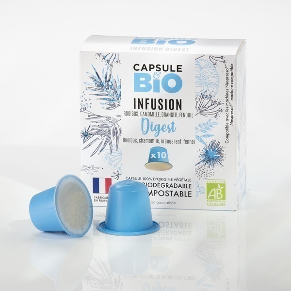CAPSULEBIO infusions/rooibos bio 10 capsules Nespresso | Greenweez