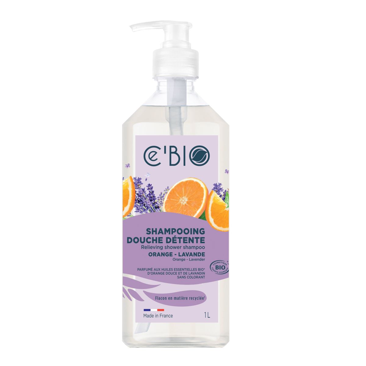 Shampooing et douche Orange Lavande 1L | Greenweez