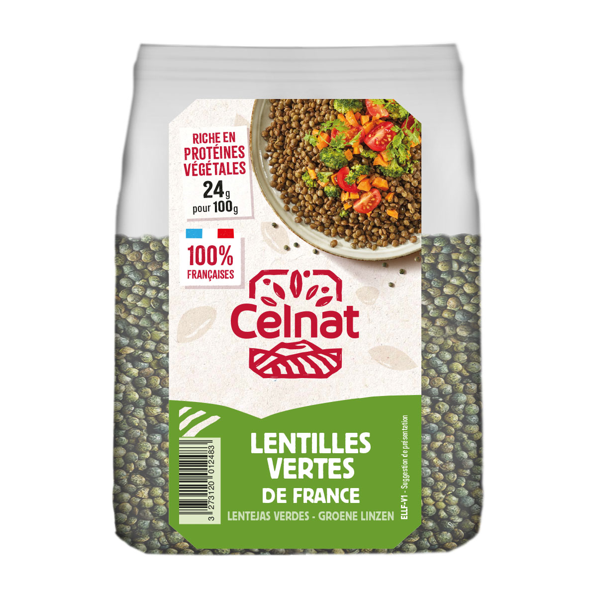 Lentilles vertes bio 500g | Greenweez