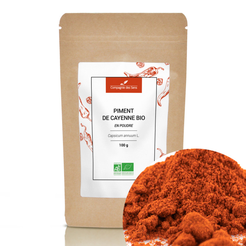 Piment de Cayenne BIO - En poudre - 100g | Greenweez