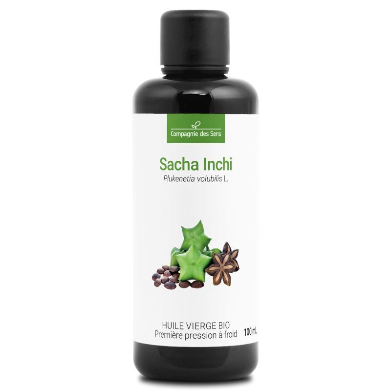 Sacha inchi - Huile Végétale Vierge BIO - 100mL | Greenweez