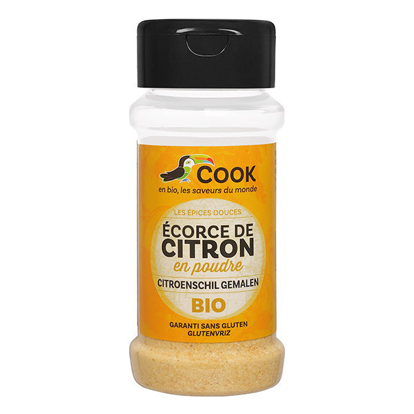 Citron écorce poudre bio 32g | Greenweez