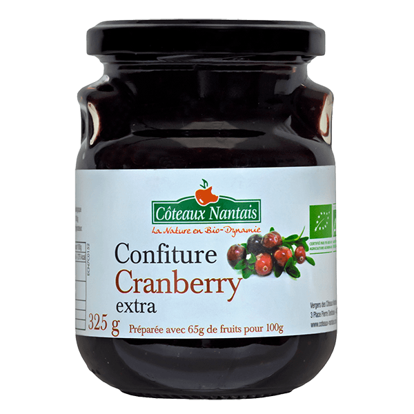 Confiture cranberry extra 325 g | Greenweez