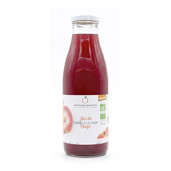 Jus de pommes chair rouge 75cl | Greenweez