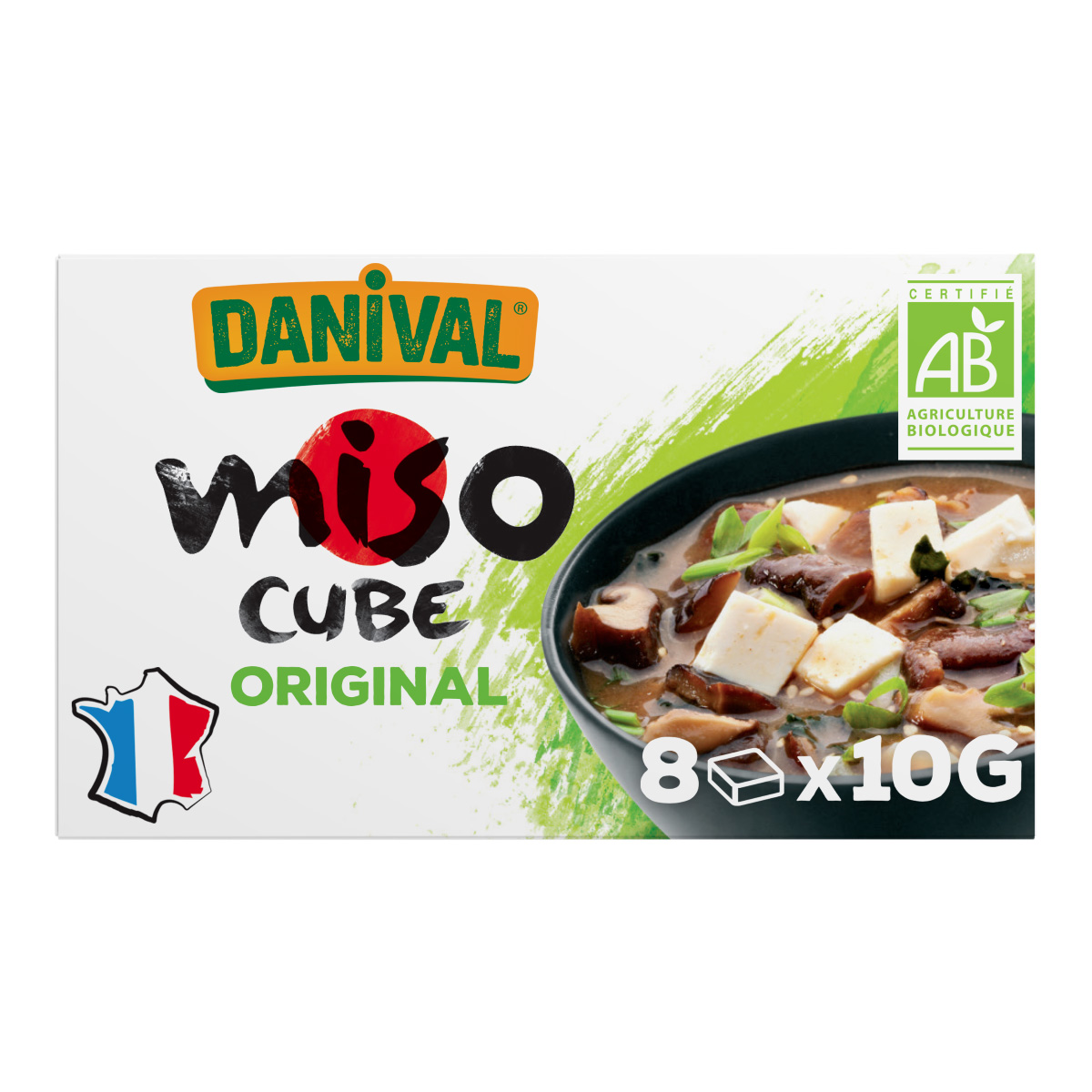 Miso en cubes original bio 8x10g | Greenweez