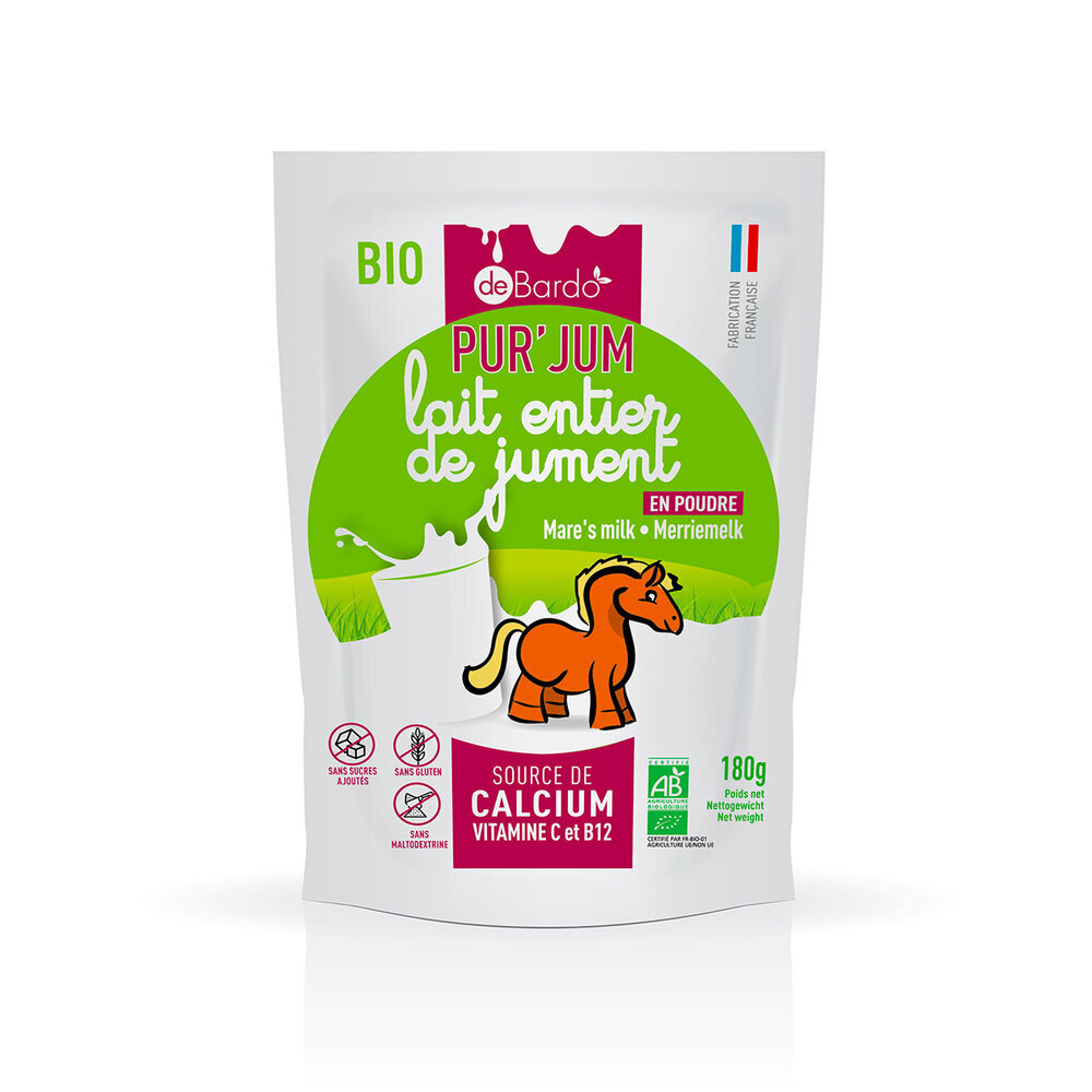 Préparation instantanée lait de jument 180g | Greenweez