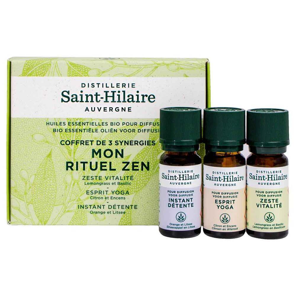 Coffret mon rituel zen 3x10ml | Greenweez