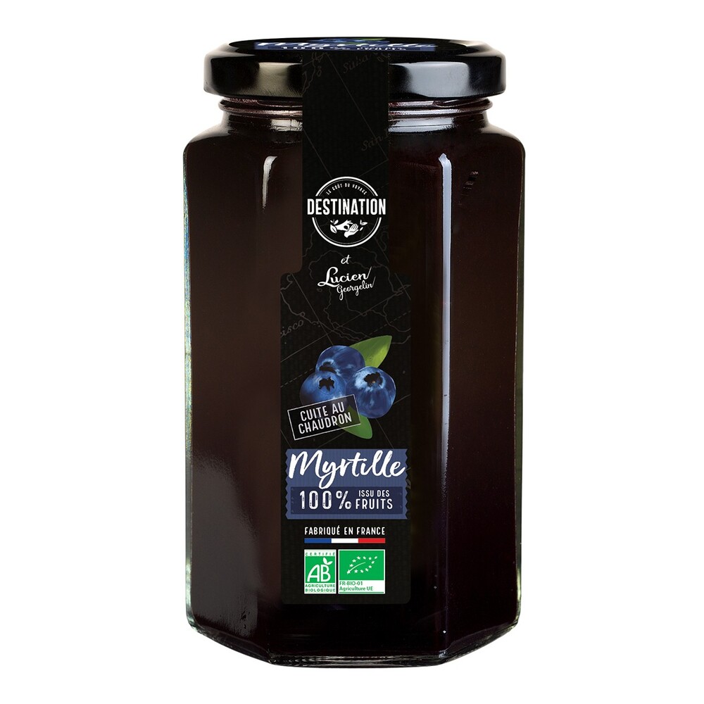 Confiture myrtilles 100% fruits 300g Bio | Greenweez
