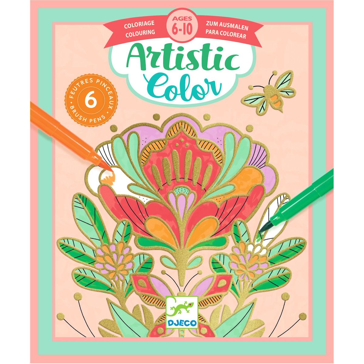 Artistic color dessin theme Flore | Greenweez