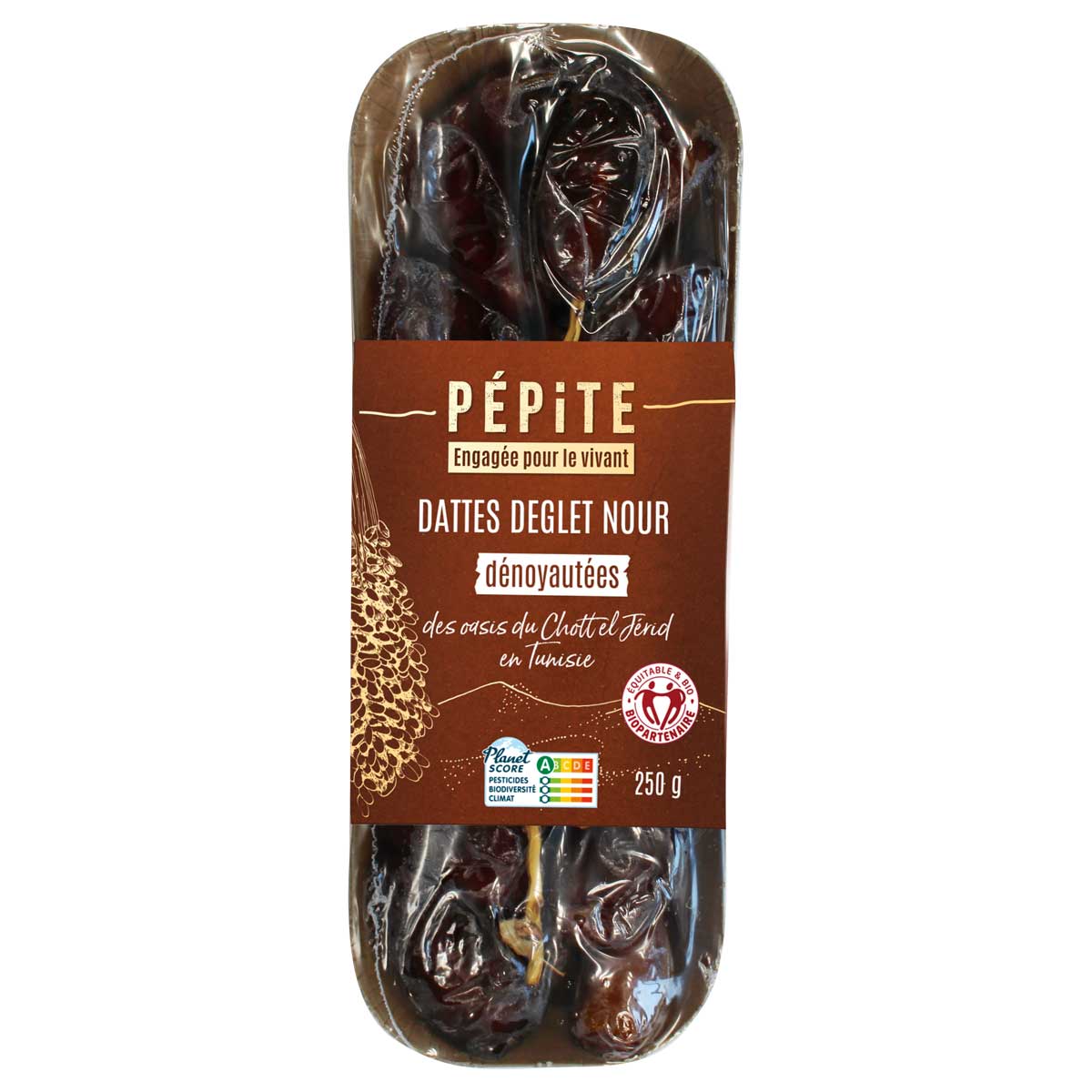 Dattes de Tunisie Deglet Nour dénoyautées bio 250g | Greenweez
