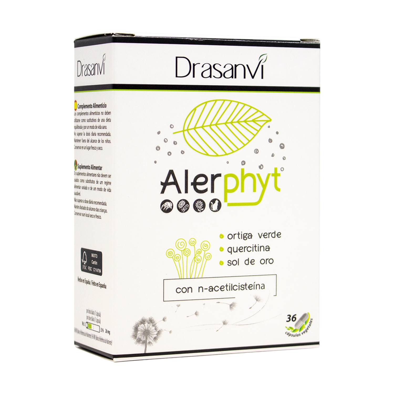 Alerphyt 36 capsules de 792mg | Greenweez