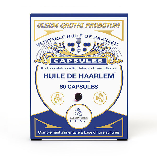 Huile de Haarlem - 60 capsules | Greenweez
