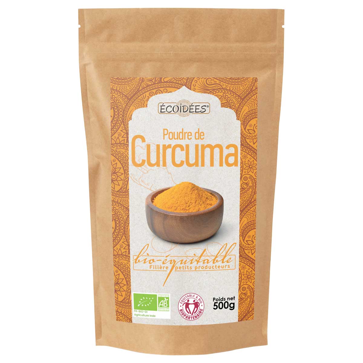 Curcuma en poudre bio 500g | Greenweez