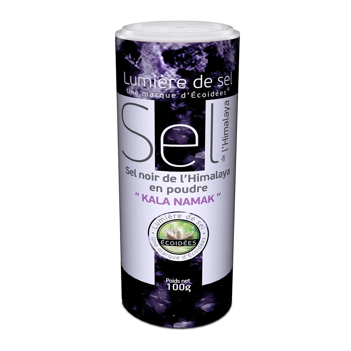 Sel noir de l'Himalaya en poudre 100g | Greenweez