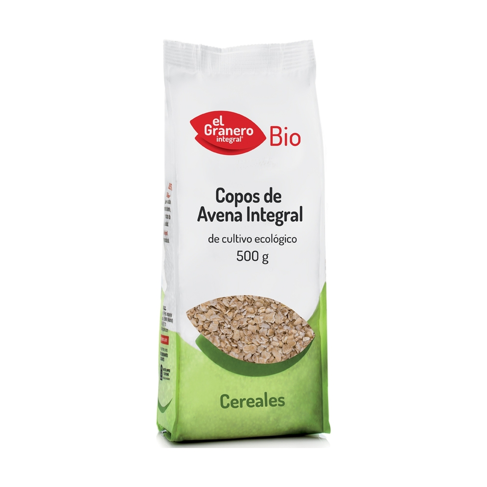 Flocons d'avoine à grains entiers biologiques 500 g | Greenweez