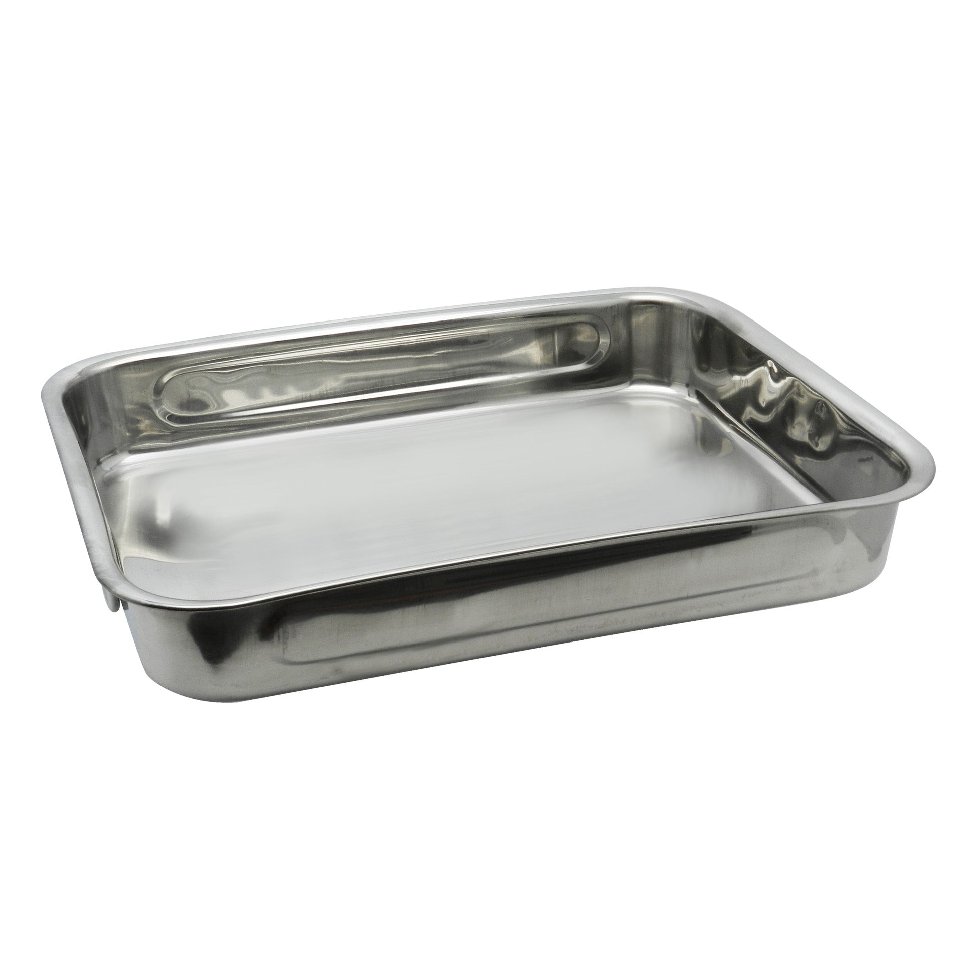Plat four en inox rectangulaire 27,5 x 20,4 x 6 cm en extérieur | Greenweez