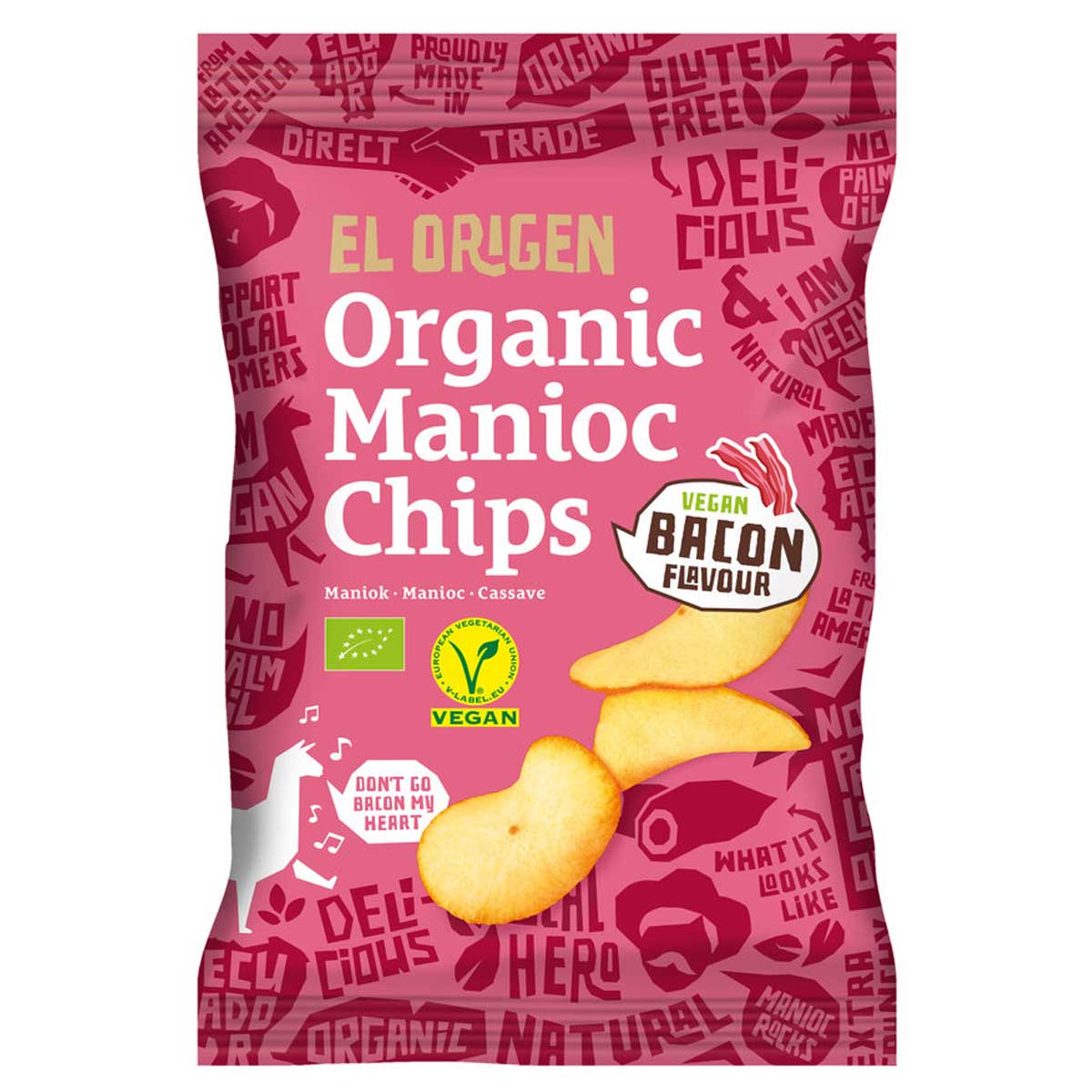 Chips de manioc bacon bio 60g | Greenweez