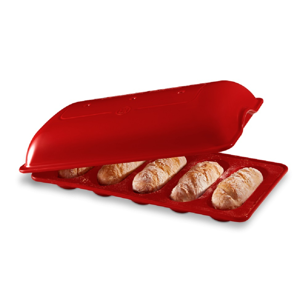 MOULE A MINI BAGUETTE ROUGE GRAND CRU 39x23x10 CM - EMILE HENRY | Greenweez