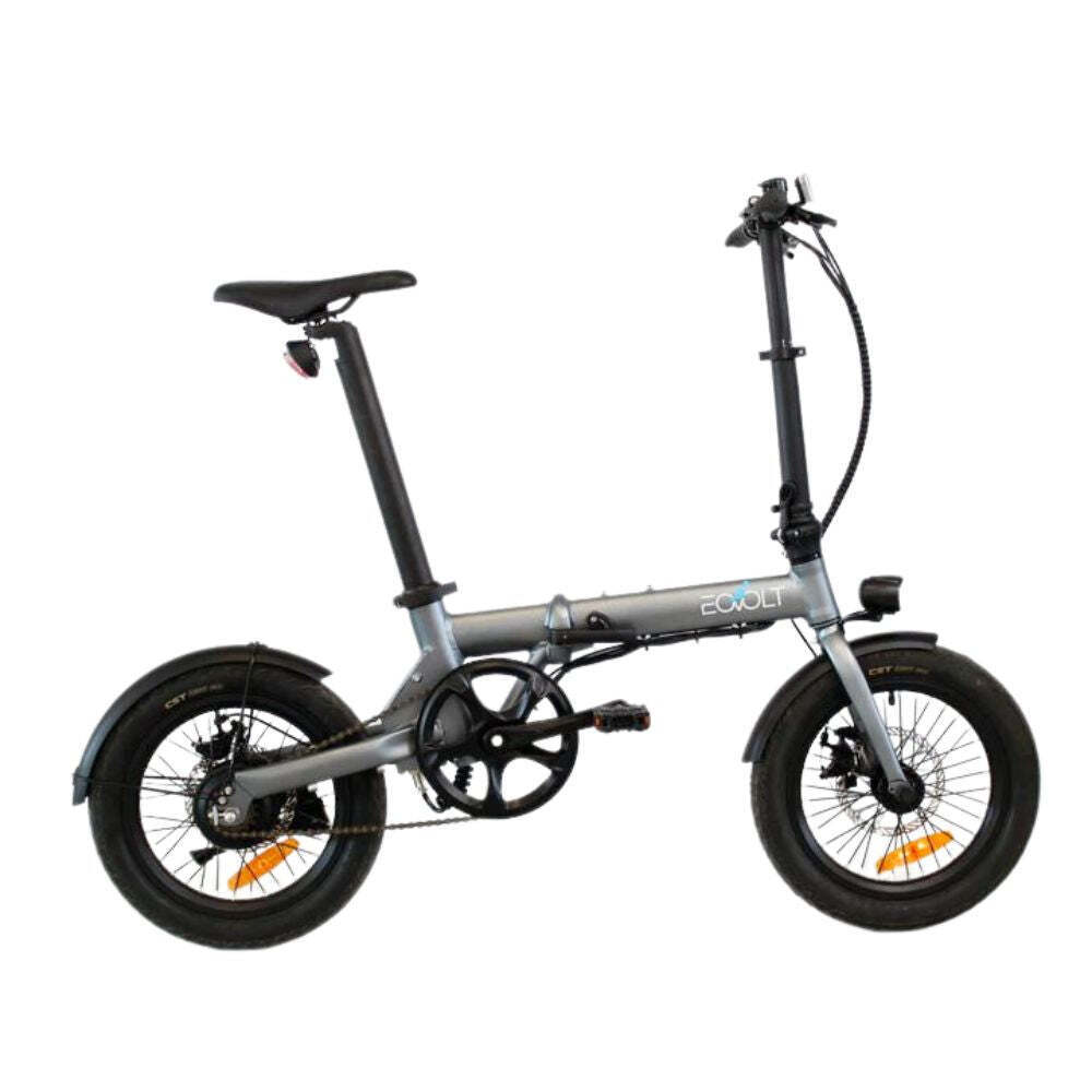 Vélo pliant électrique Eovolt - City 4 speed - TU - Gris | Greenweez