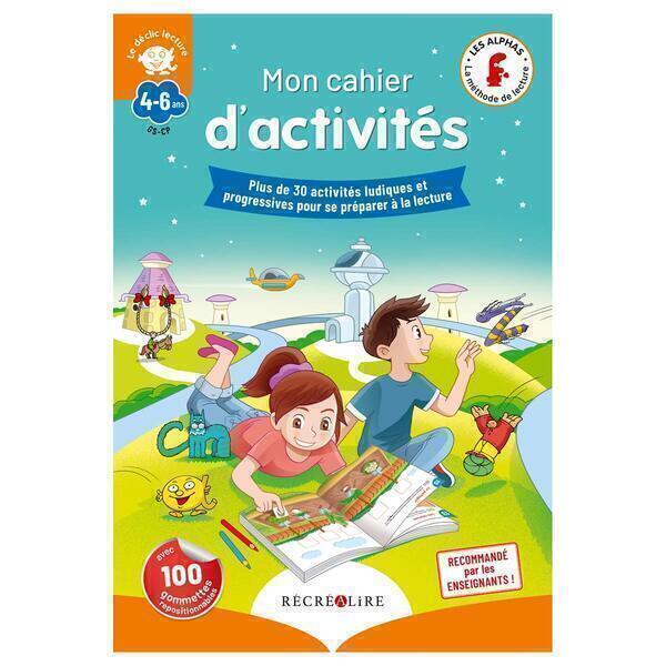 Mon cahier d'activités Déclic lecture - Dès 4 ans | Greenweez