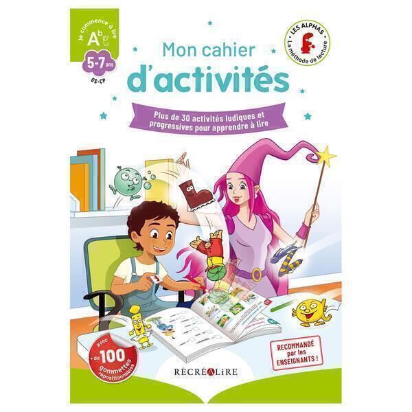 Mon cahier d'activités je commence à lire - Dès 5 ans | Greenweez