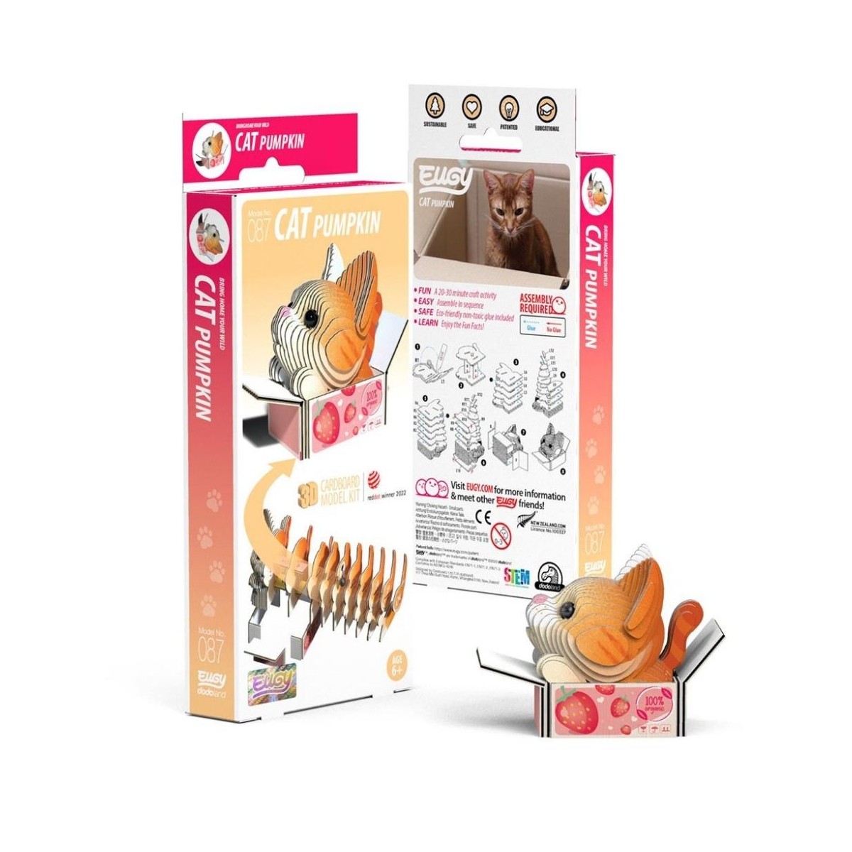 Chats Pumpkin Eugy 3D | Greenweez