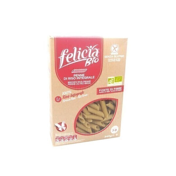 Penne pâtes de riz complet sans gluten 340g | Greenweez