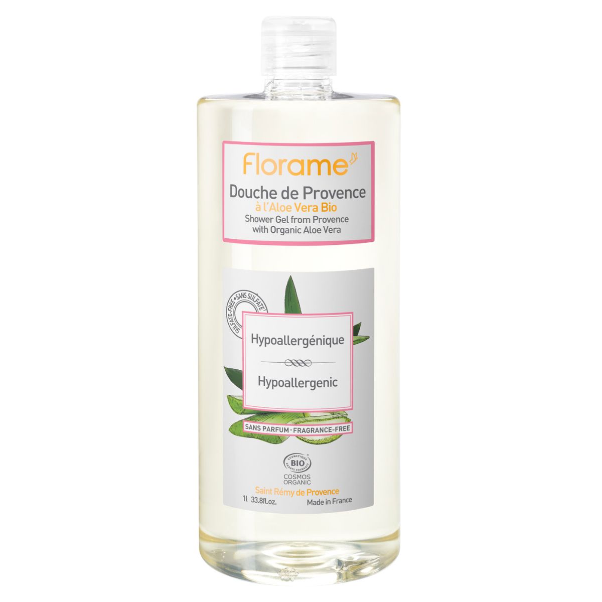 Florame Gel douche de Provence hypoallergénique bio 1L | Greenweez