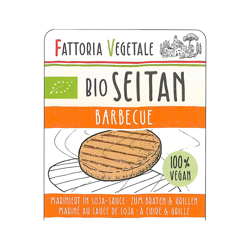 Seitan barbecue mariné à la sauce soja 100g | Greenweez
