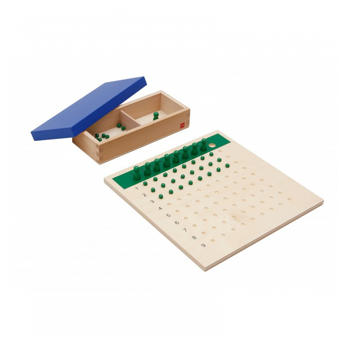 Tableau de division des unités - jeu Montessori | Greenweez
