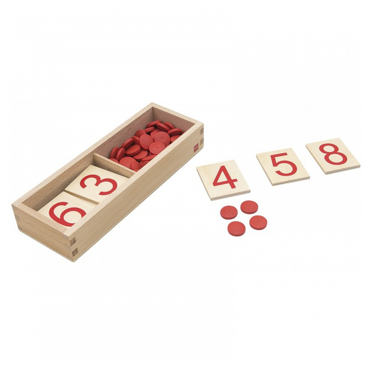 Apprendre à compter - mémo - jeu Montessori | Greenweez